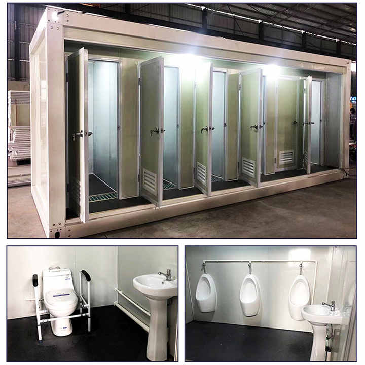 Luxury Mobile Toilets - Durable, EPS Wall Panel Public Toilets