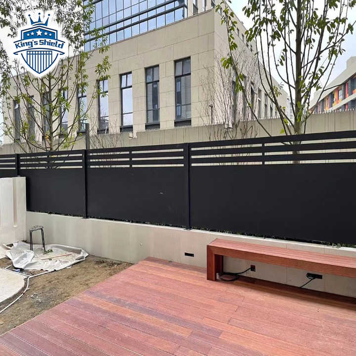 Modern Design Modular Fence - Aluminum Outdoor Privacy Panels