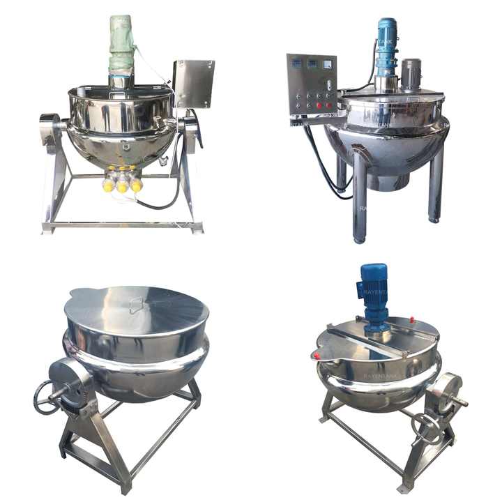 100L 500L Jam Mixer Pot Electric Gas Steam Kettle with Agitator