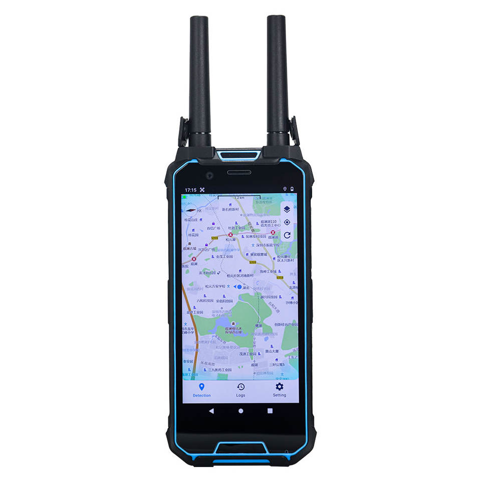100MHz-6GHz Handheld Drone Detection and Positioning 1-2km DJI FPV ...