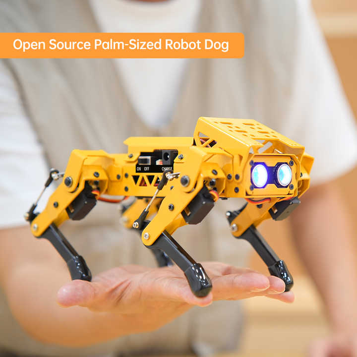AI Visual Recognition Smart Quadruped Programmable Robot Dog Support ...
