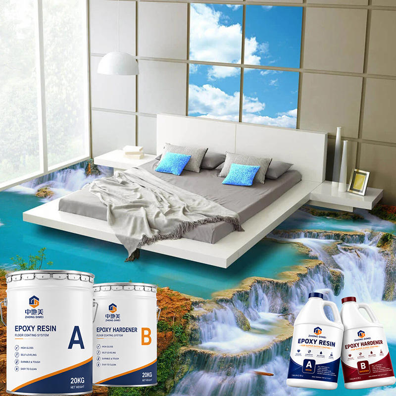 Easy Application Metallic Epoxy Floor Paint Kit 100% Solids Self ...