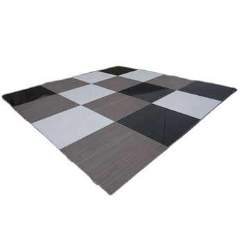 Checkered Dance Floor with Aluminum Ramps Stable Firm Dancing Floor ...