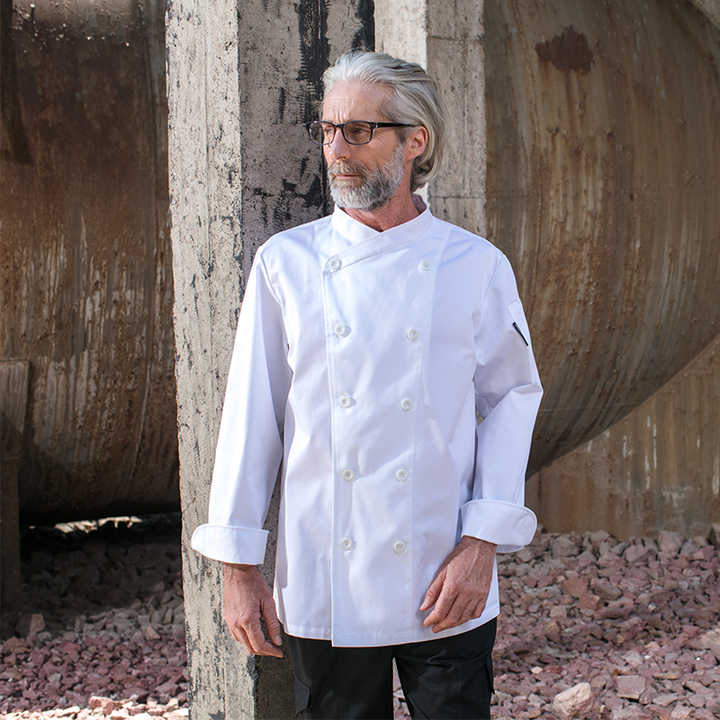 CHECKEDOUT Long Sleeve Hot Sale Uniformes Chef Wears Hotel and ...