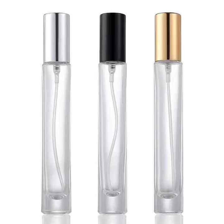 Private Label 10ml 15ml Glass Perfume Bottles - Clear & Round