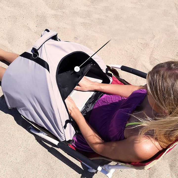 Laptop Sun Shade Tent - Portable & Water-Resistant Privacy Cover