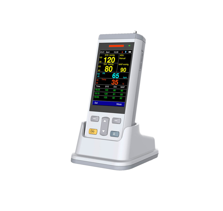 Animals Veterinary Pulse Oximeter with ECG SPO2 NIBP TEMP HR PR Multi ...