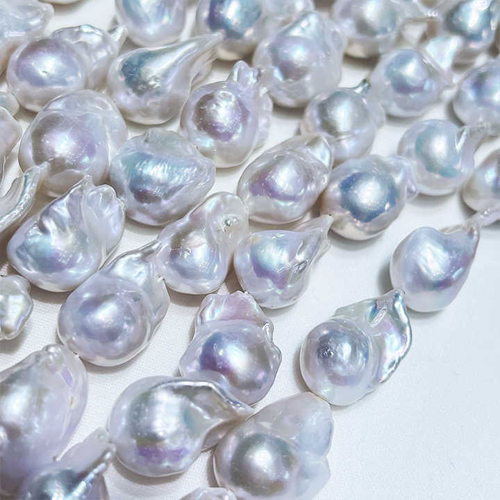 Natural Colorful Freshwater Loose Pearl Baroque Irregular Shape Pearl ...