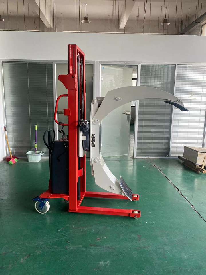 Hand Hydraulic Roll Lifter Paper Reel Lifter Stacking Roller Stacker ...