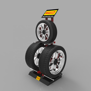 Buy Freestanding single tyre display stand with Custom Designs ...