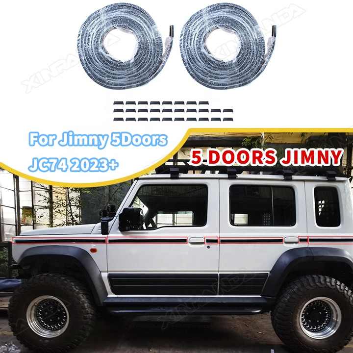 Jimny 5 Doors Side Body Moulding PVC Side Stripes for Suzuki