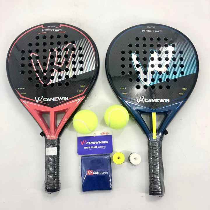 Hot selling padel tennis racket camewin diamond 3k/12K/18k/carbon Padel ...