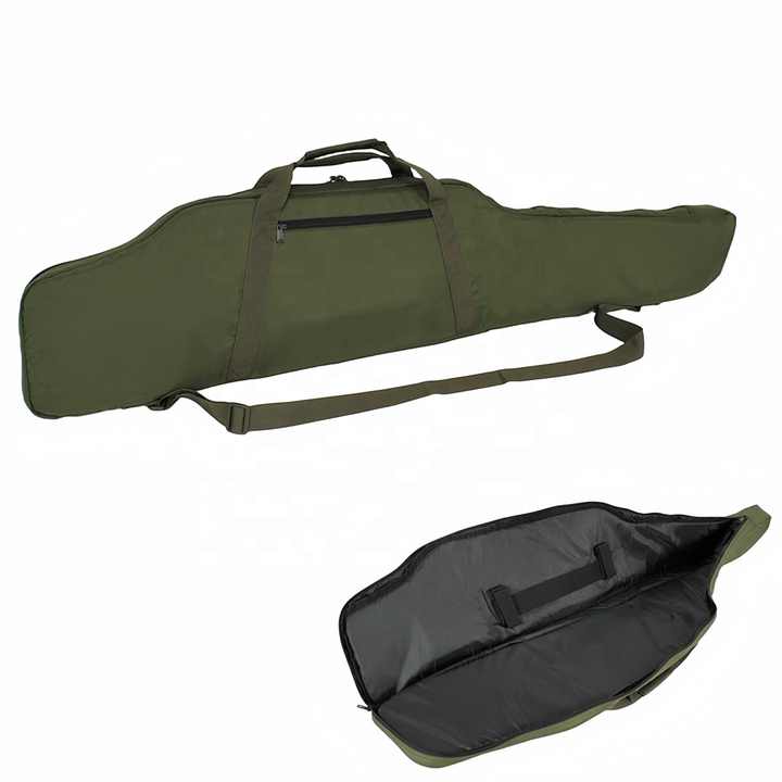 125CM Long Soft Gun Case Hunting Bag OD Green Deluxe Gun Bag with Thick ...