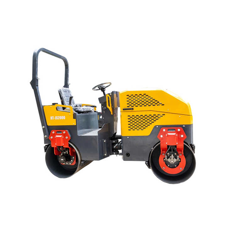 Hightop HT-JS2000 Fully Hydraulic Road Roller 2 Ton Hydraulic Mini Road ...