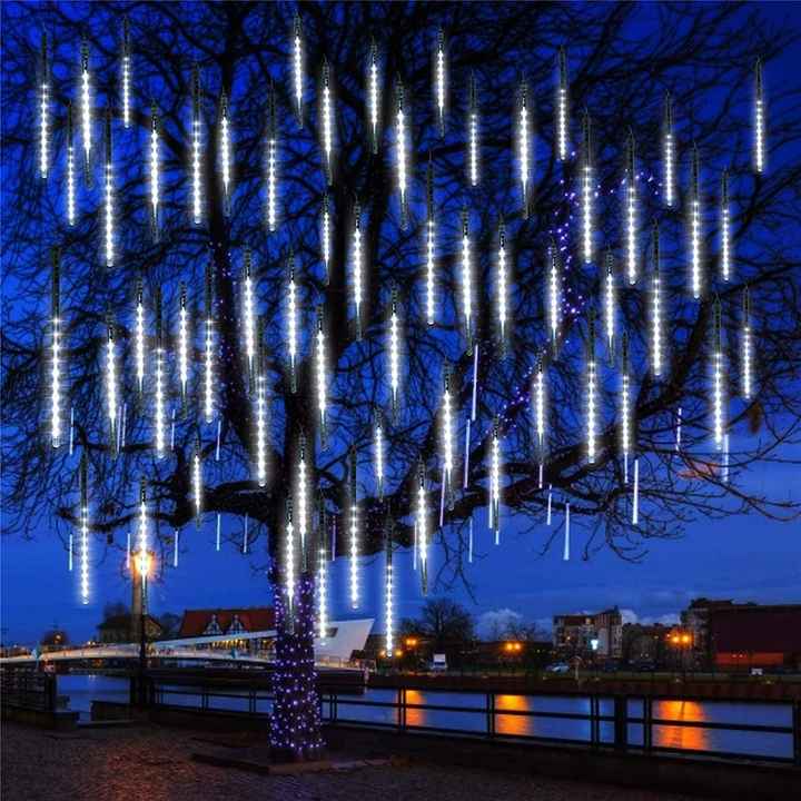 Meteor Shower Rain Lights - 50000 Hours LED Christmas Lights