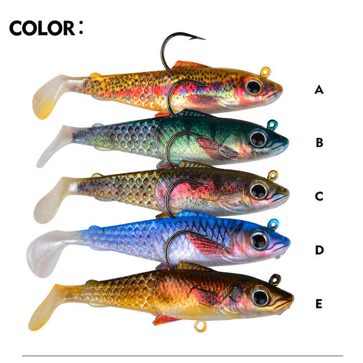 Cheap New Design 15g 18g 21g 29g 36g Artificial Soft Lure PVCSoft ...