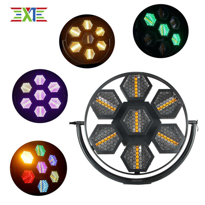 XJ 7*100W Retro Pixel Background LED RGB 3in1 Strobe Light 63 5050 ...