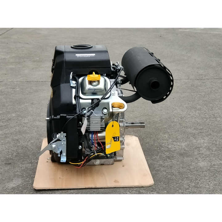Rato R740 27HP V-Twin Double Cylinder Horizontal Shaft OHV Gasoline ...