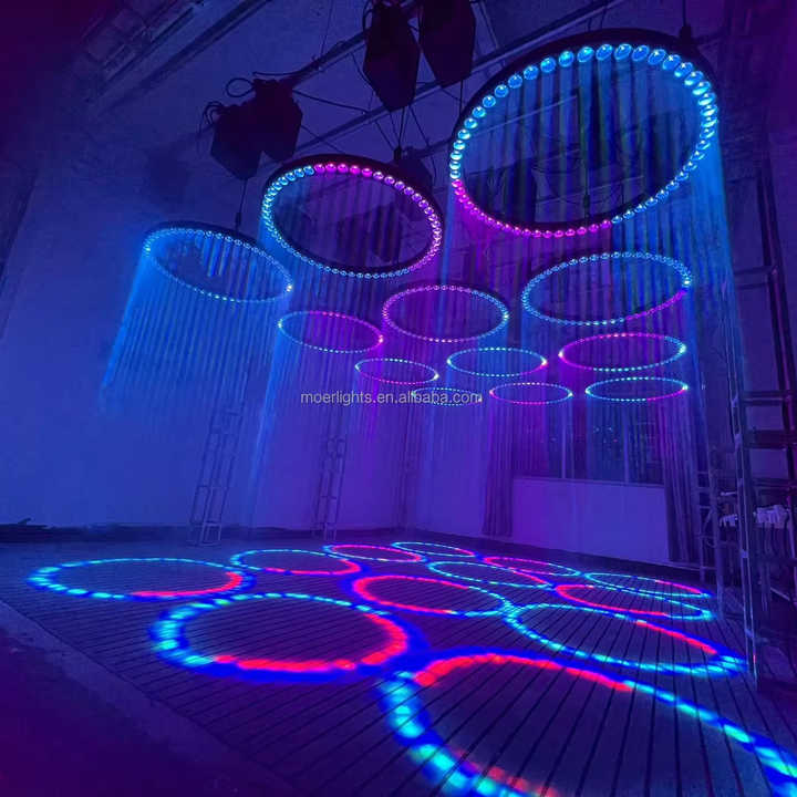 Kinetic Lighting System LED Lifting Beam Ring Light With Dmx Control ...