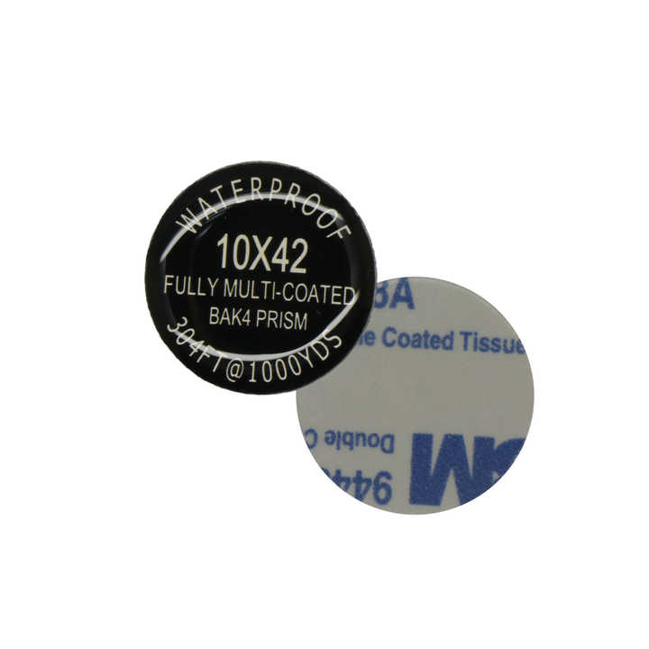 Crystal Epoxy Logo 3D Embossed Adhesive Stickers for Craft