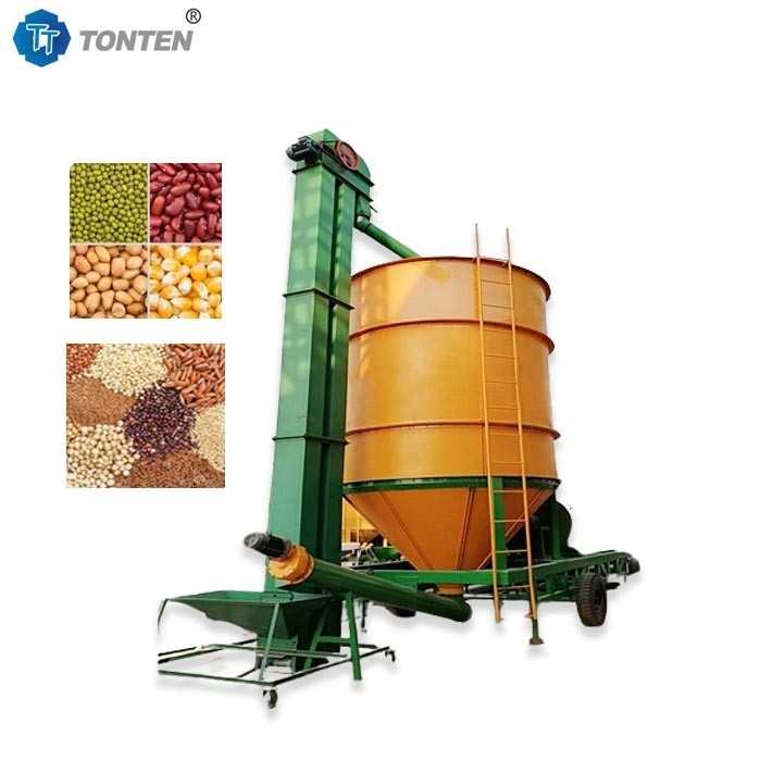 Rice and Corn Continuous Tower Dryer High-yield Drying Equipment ...