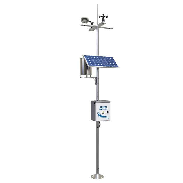 Iot Lora 4G RS485 Weather Monitoring Station with Rain Gauge