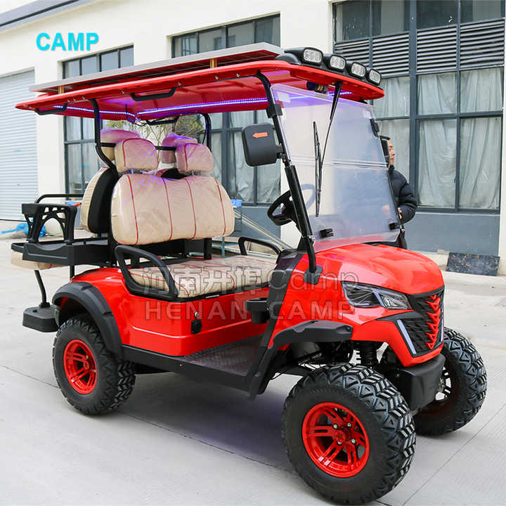 CAMP Lifted 4 Seater Gas Golf Carts Hunting Club Car Golf Cart Electric ...