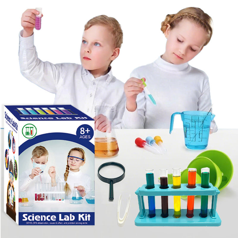 Primary Science Lab Activity Set Pretend Play Chemistry Experiments Toy STEM Projects Teacher ...