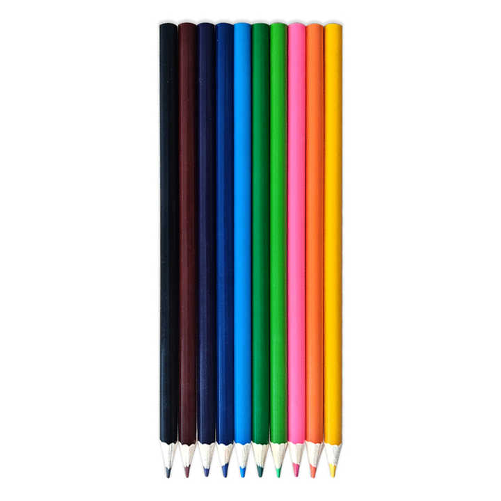 Custom 10 pcs pencil colors standard 7.5 inch drawing pencils set ...