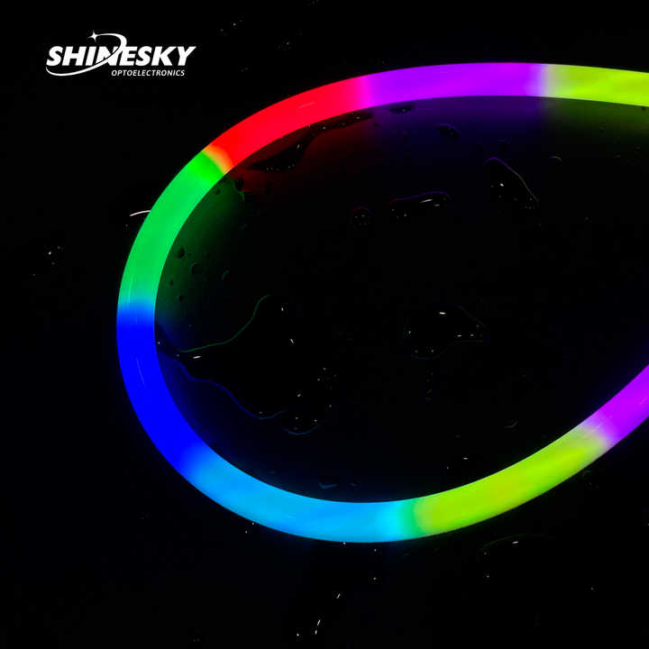 SHINESKY Flexible Led Neon Flex Tube Light CCT/RGB/DIGITAL RGB 24V 360 ...