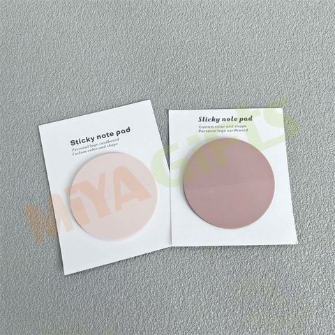 Custom Tab Shaped Paper Sticky Note Memo Pad Functional Minimalist for ...