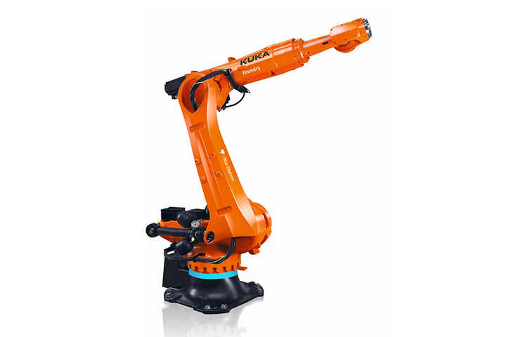 6 Axis Industrial Robot KUKA KR210 R2700 Robot Arm With KUKA Linear KL4000 Track Rail for ...