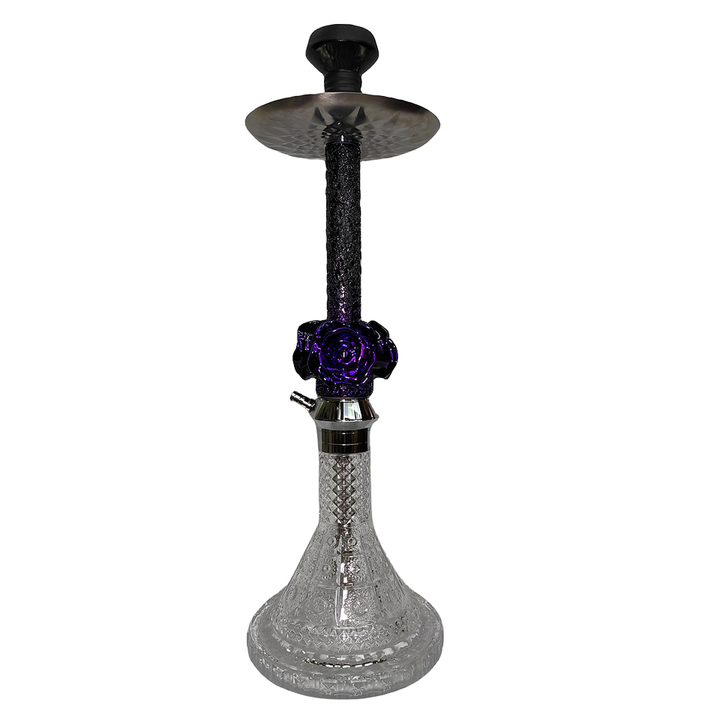 Resin+Aluminum Alloy Rose Hookah Set Multi-Color OEM/ODM Russian Style ...