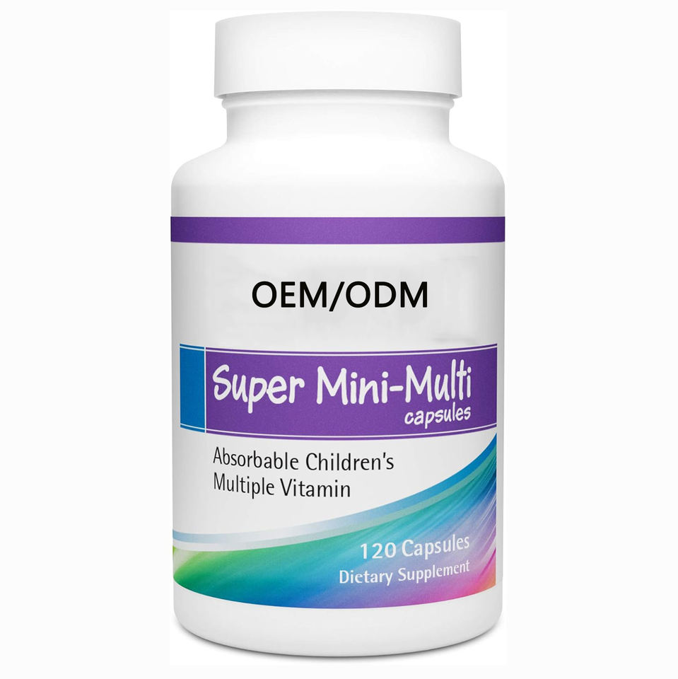 Super Mini Multivitamin Swallowable Capsules for Children Methyl Folate ...
