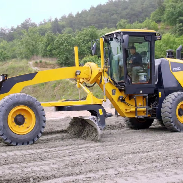 CLG4165D Motor Grader 170HP With Rear Ripper and Dozer Blade for ...
