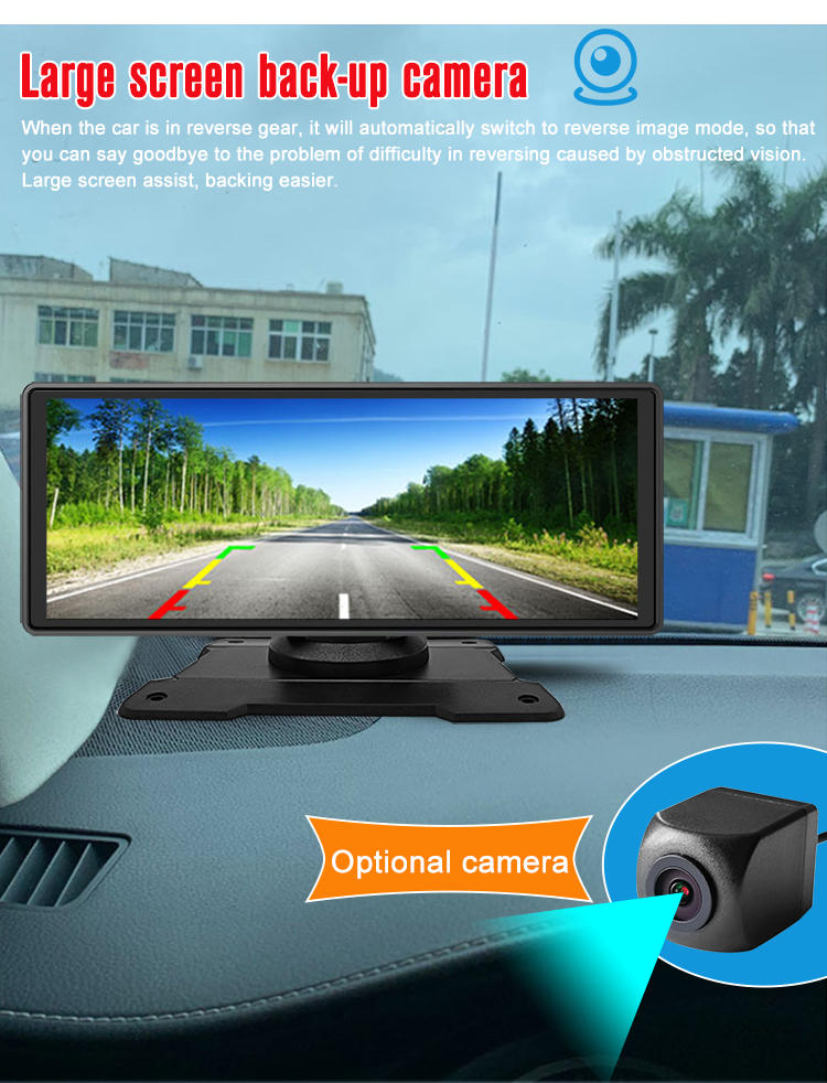 9.3 inch wireless carplay portable navigation monitor car radio video ...