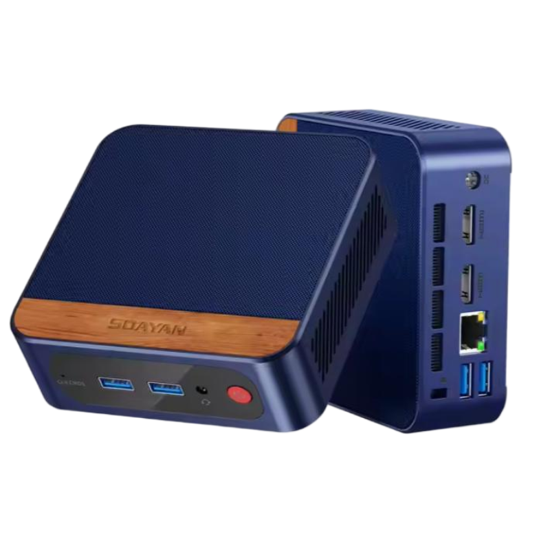 16GB RAM Mini PC 512GB SSD WiFi 5 4K Dual HD-MI Windows 11 Pro Business ...
