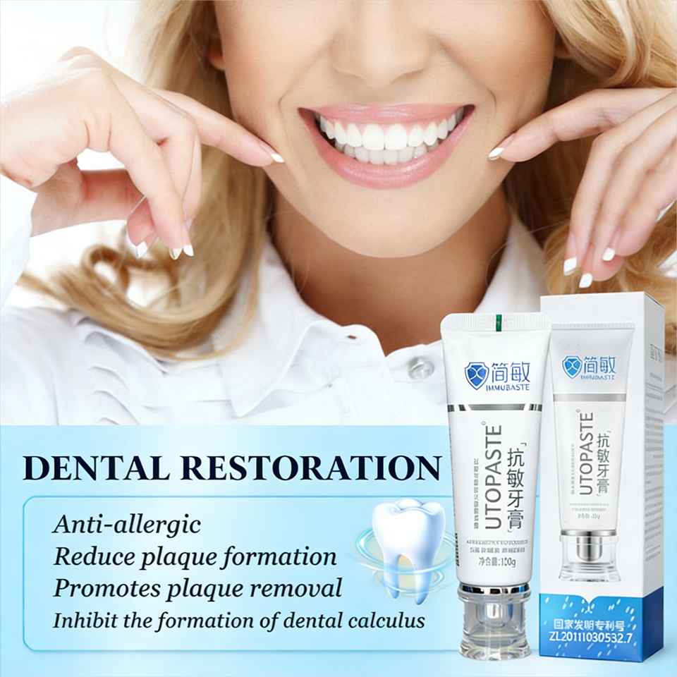Gentle Anti-Allergy Toothpaste for Sensitive Teeth Relieves Allergic ...