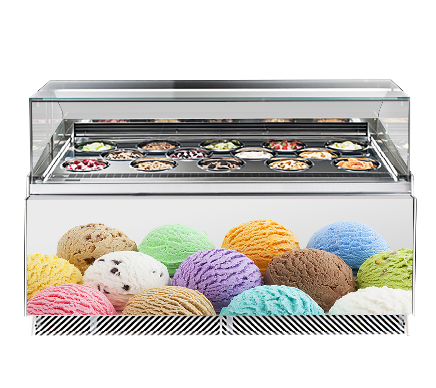 Prosky Pozzetti Gelato Showcase - Elegant Display Solutions