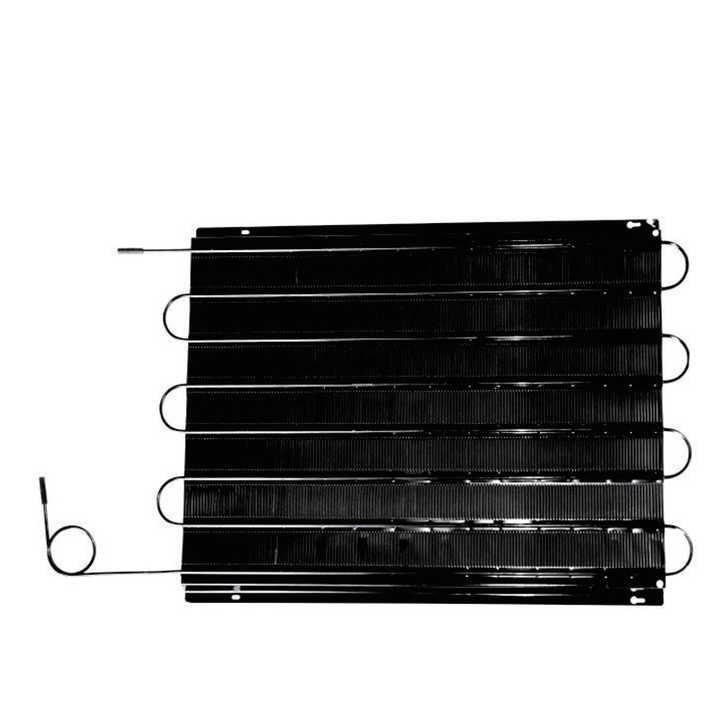 Copper tube plastic condenser fan heat exchanger for box type ...