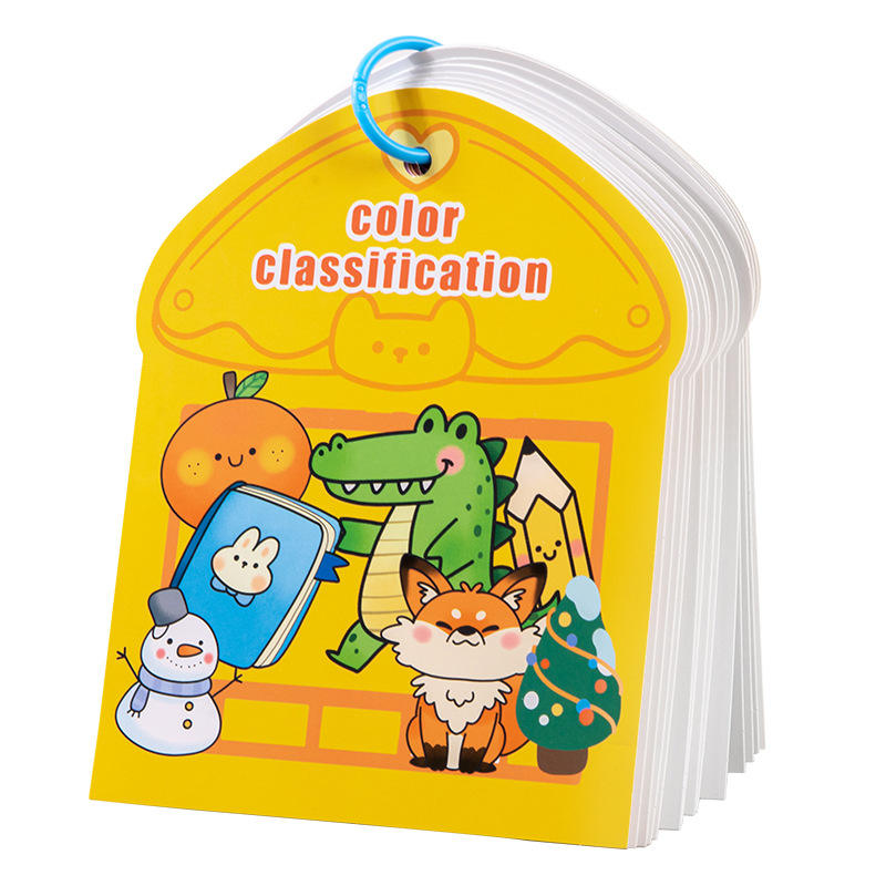 Cross-border Digital Color Classification Quiet Sticking Pages Children ...