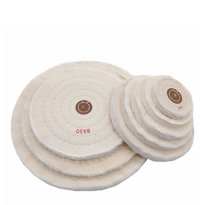 Yellow White 3inch Cotton Buffing Wheel Polishing Jewelry Surface ...