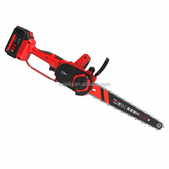 12-Inch High-Speed Rechargeable Chain Saw with Powerful Lithium Oregon ...