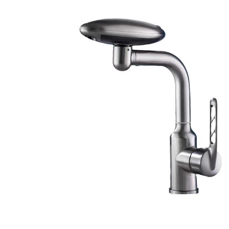 Modern Single-Handle Ceramic Basin Metered Faucets Multifunctional ...