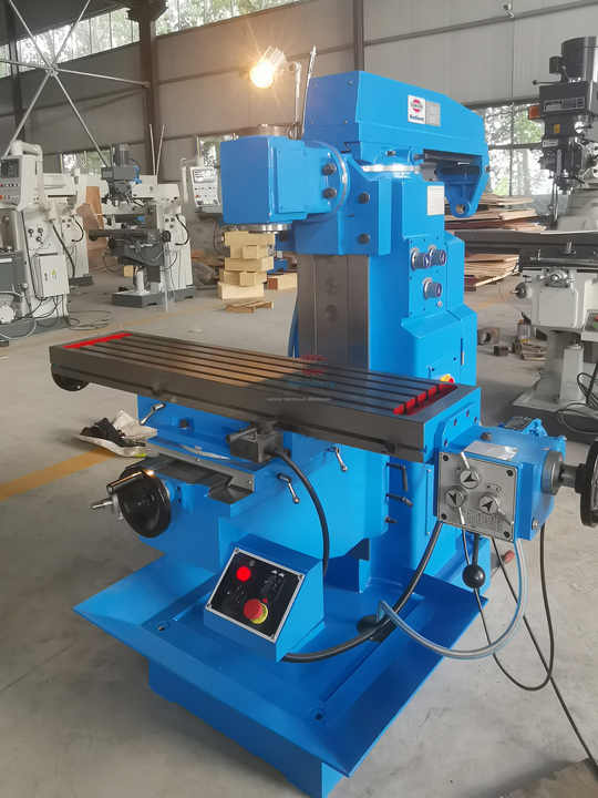 High Precision 1.5kw Turret Milling Machine for Metal Processing ISO40 ...