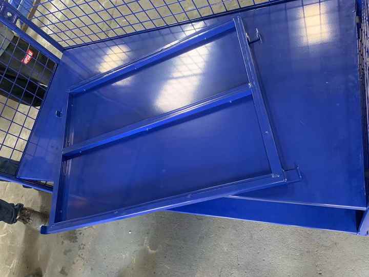 Trolley Transfer Cage Industrial Material Handing Trolley Roll Cage ...