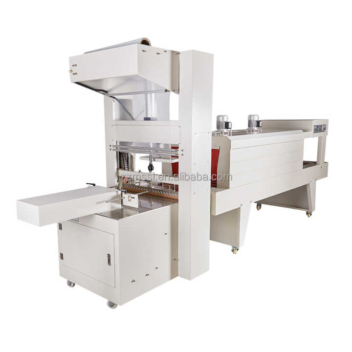 Plastic PE POF Film Auto Wrapper Shrink Wrap Packing Machine Automatic Heat Tunnel Packaging ...