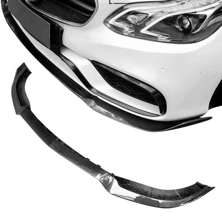 Carbon Fiber Front Bumper Lip Splitter for Mercedes Benz E-CLASS W212 ...