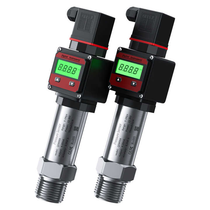 Digital Pressure Sensor 0-160bar 0-250bar 0-600bar LCD Display Pressure ...