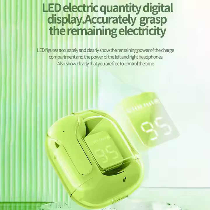 Transparent Crystal case Wireless Tws T6 Air31 air 31 T8 in Ear Gaming ...